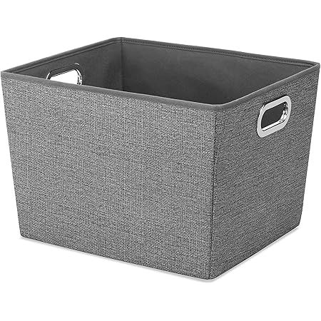 Amazon.com: Whitmor Tote - 13 L x 15 W x 10 H inches - Crosshatch Gray
