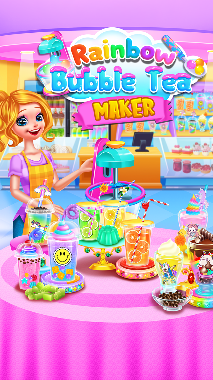 Bubble Tea Maker - Rainbow Boba Flow Recipes & Milk Tea Kids - App on ...