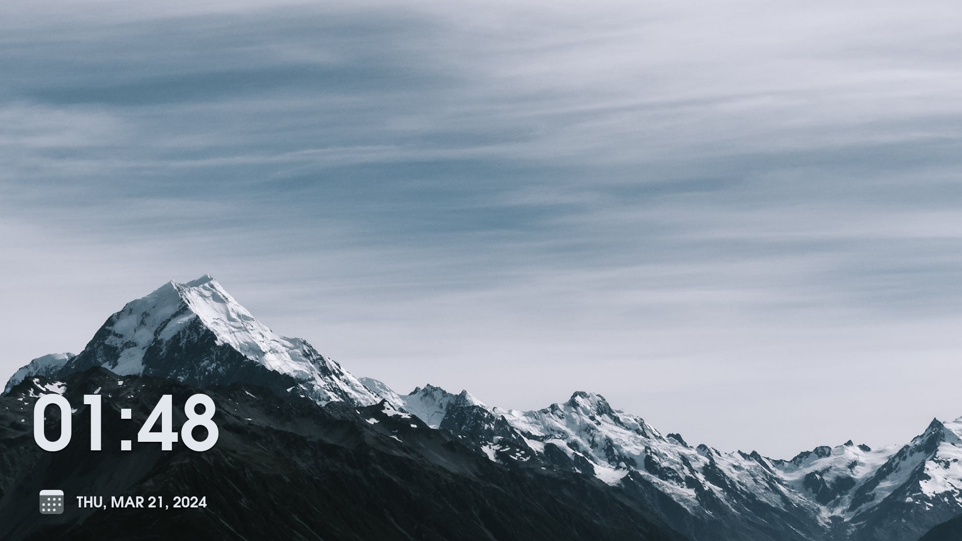 Nature Screensaver | Landscape 4K Wallpapers Slideshow, Date & Time ...