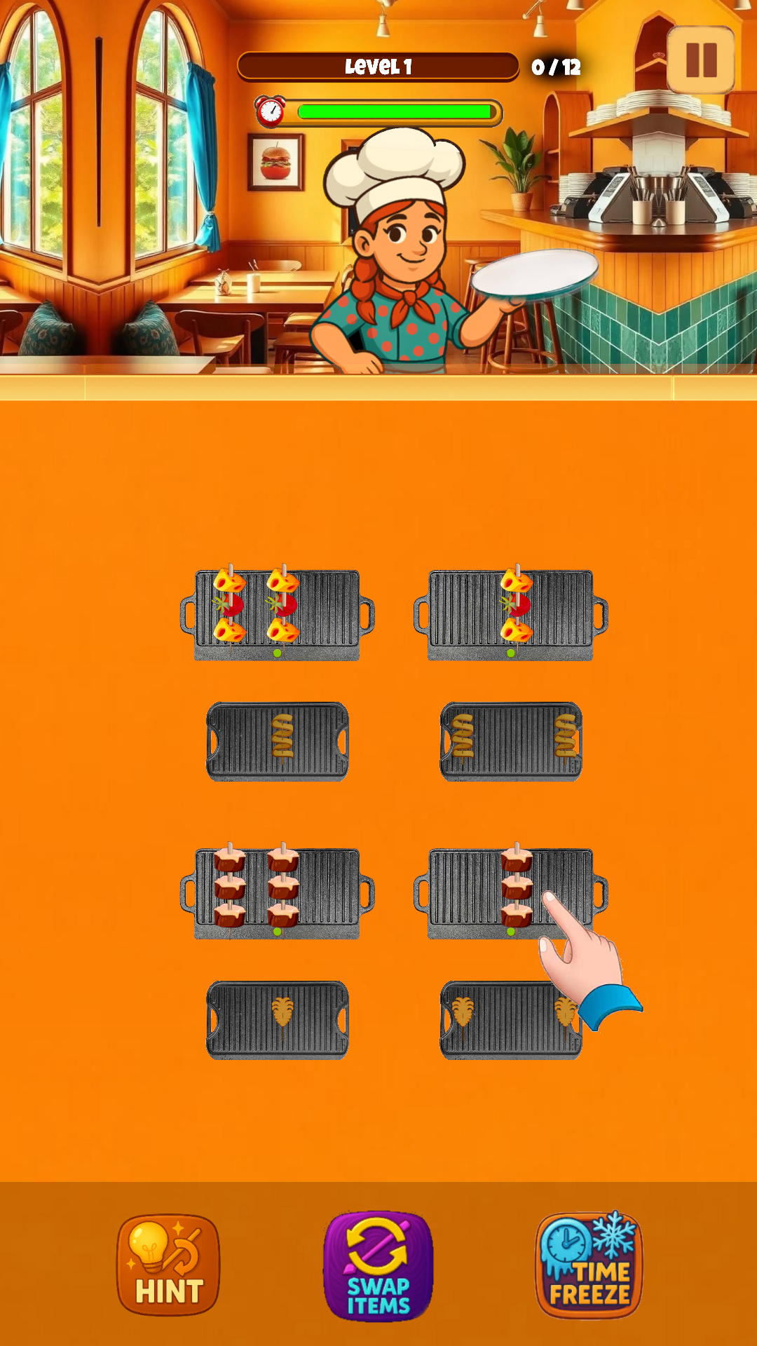 Grill Sort – BBQ Skewer Food Puzzle & Cooking Sorting Game-Amazonアプリストアのアプリ