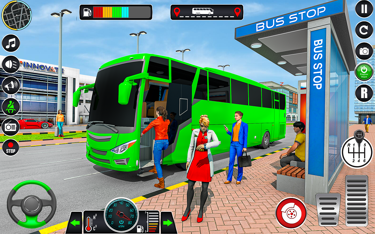 City Bus Simulator Bus Driving Games : Coach Bus Driving Simulator 3D ...
