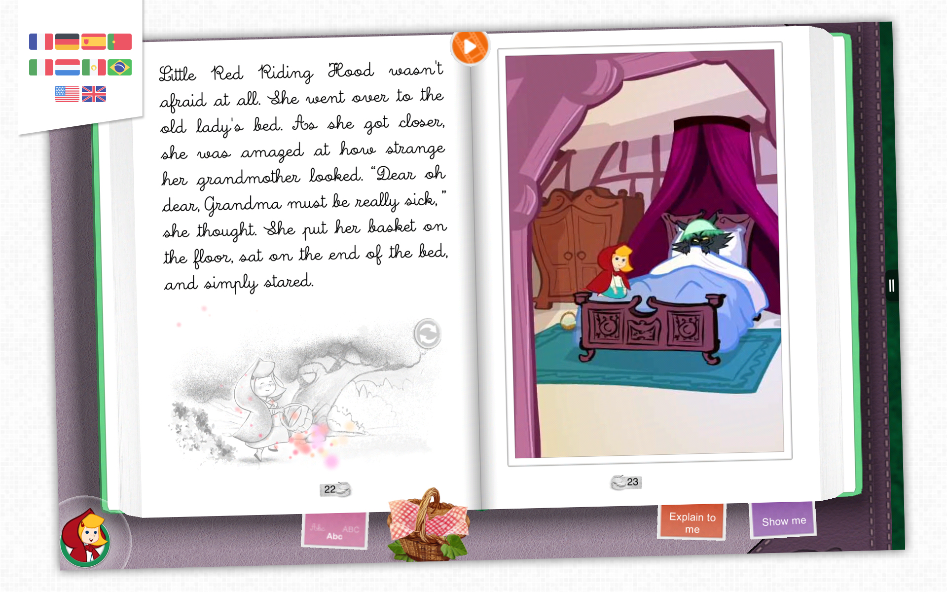 Little Red Riding Hood - Interactive book for kids - App on Amazon Appstore