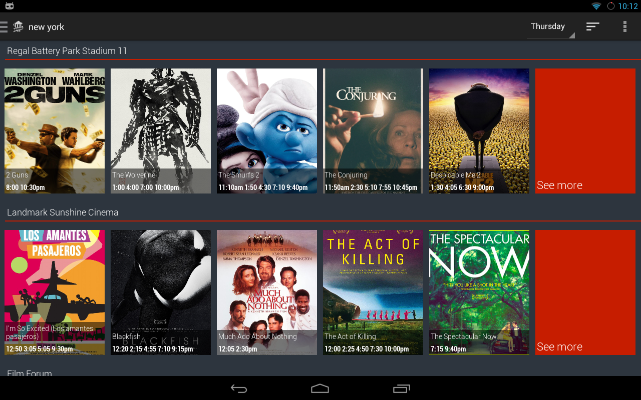 Movie Showtime - App on Amazon Appstore