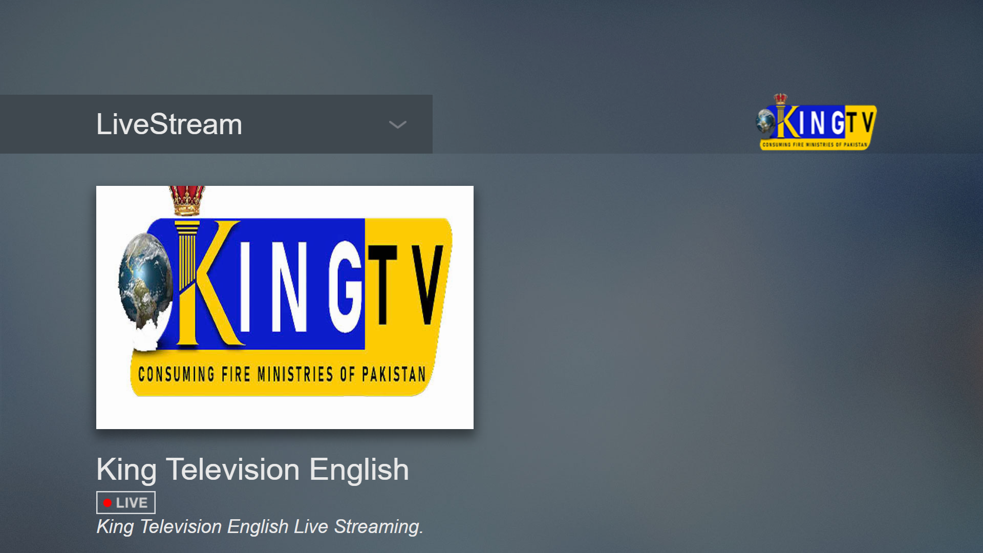 King Religious Tv English - App on Amazon Appstore