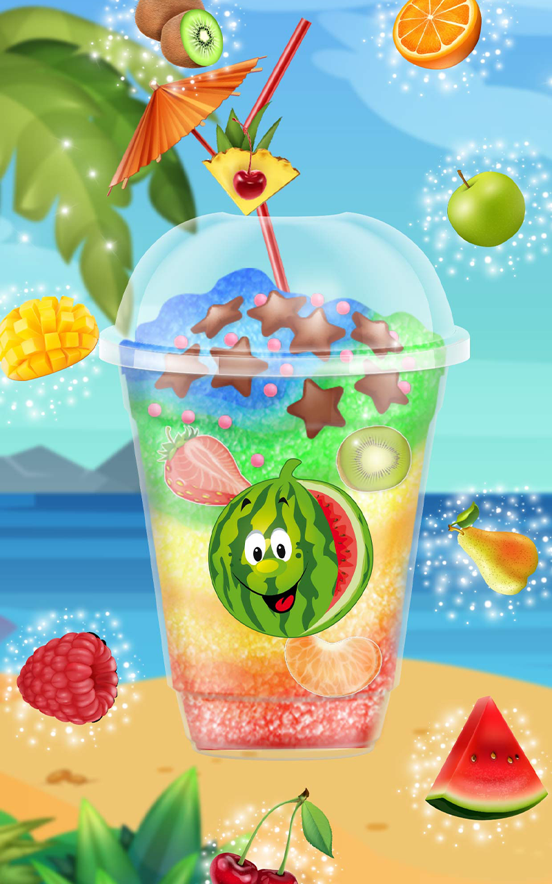 Rainbow Slushy Ice Rolls Maker - App on Amazon Appstore