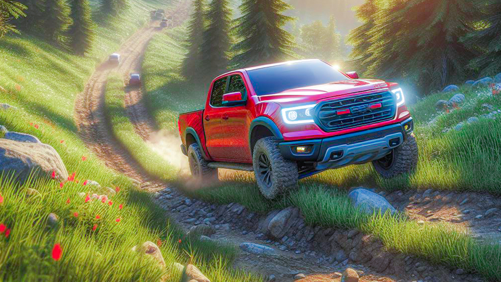 Offroad Pickup Truck Simulator Game, 4x4 Truck Driving Pickup Truck ...