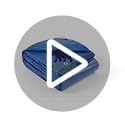 RUGGED RHINO Heavy Duty Waterproof Tarp, 16x20, UV and Tear Resistant ...