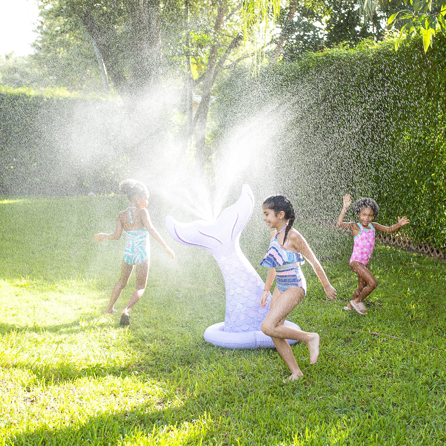 Amazon.com: PoolCandy Mermaid Print Inflatable Toys Collection of Pool ...