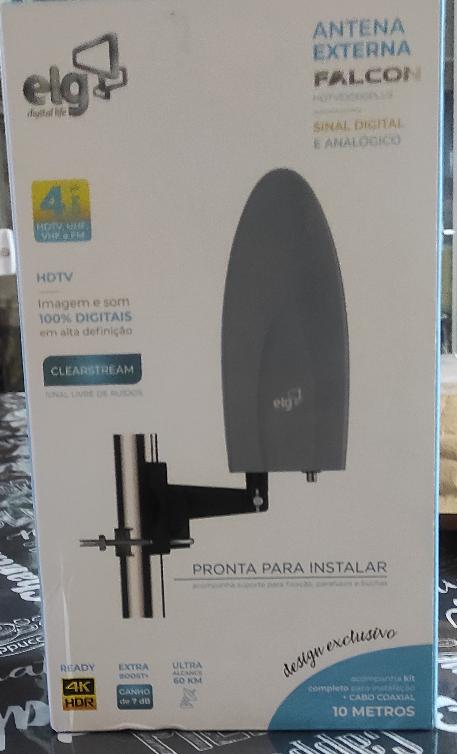 Antena Digital Externa para TV com Cabo de 10m FALCON - HDTVEX500PLUS ...