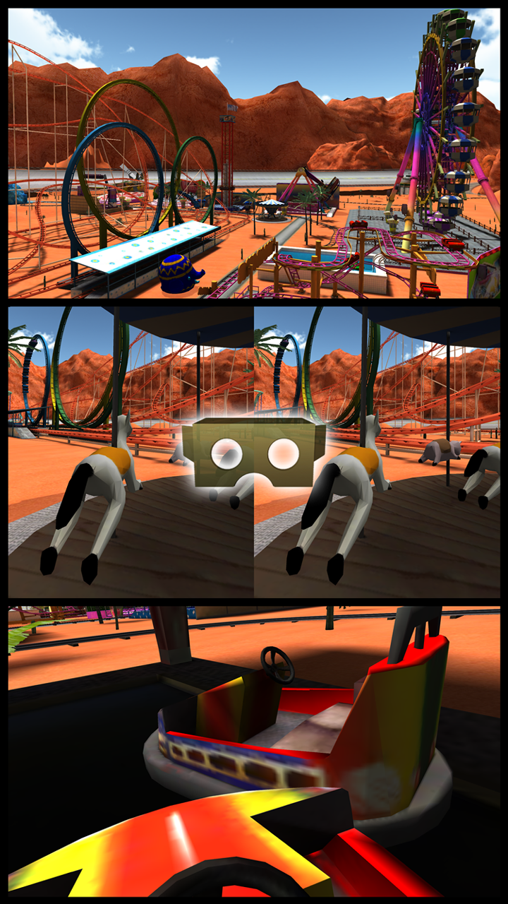 VR Funfair – Ein kompletter Freizeitpark in einer App! (für VR Brillen wie Google Cardboard ...
