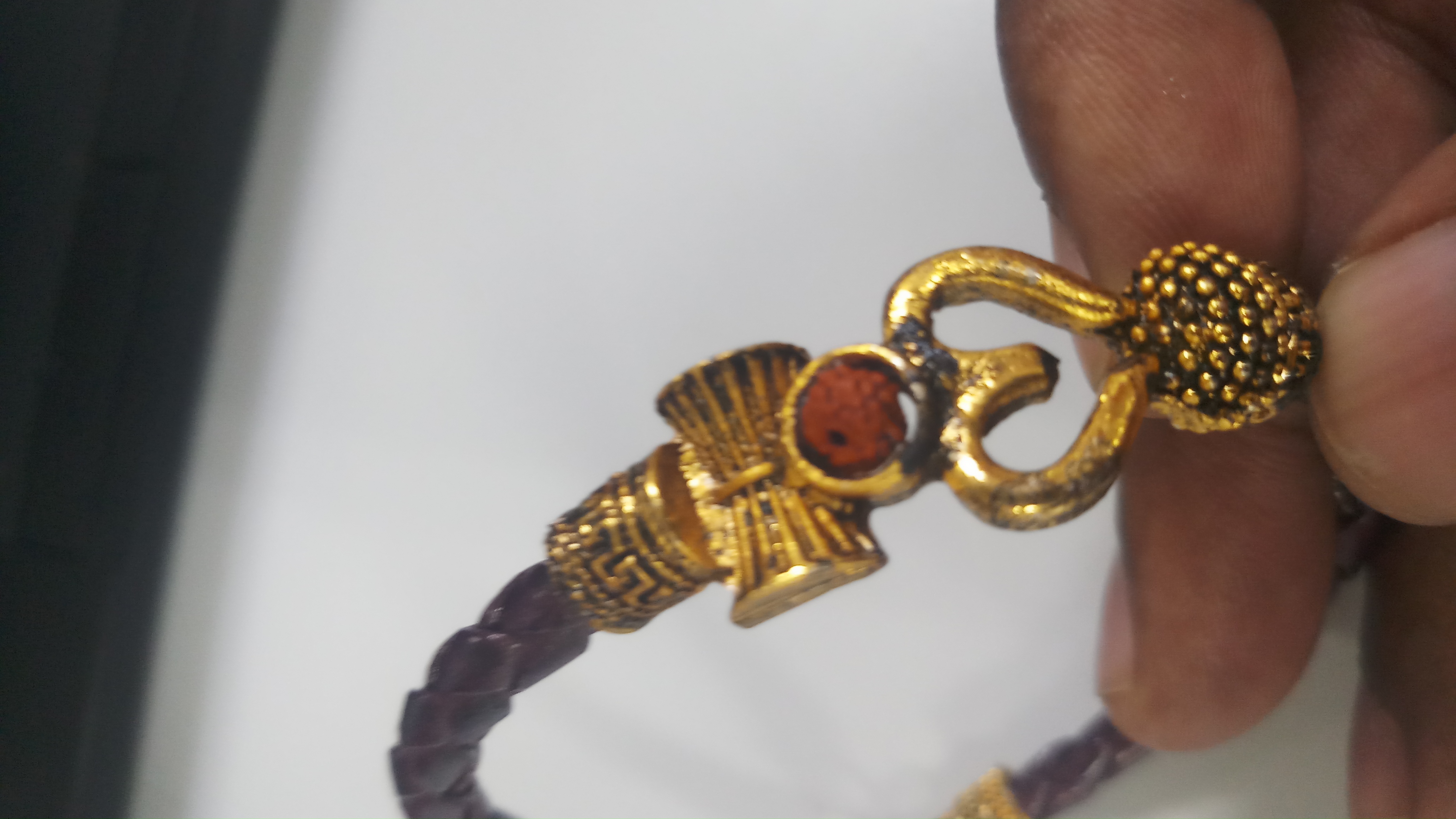 Buy RICH AND FAMOUS Black Brown Metal Pawan Putra Hanuman Charm ...