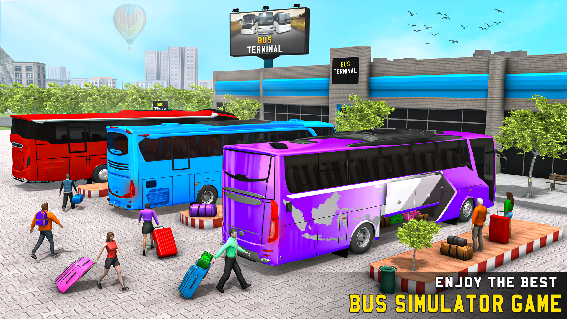 Bus Simulator 3D : Real Bus Games 2025 with Ultimate Bus Parking ...