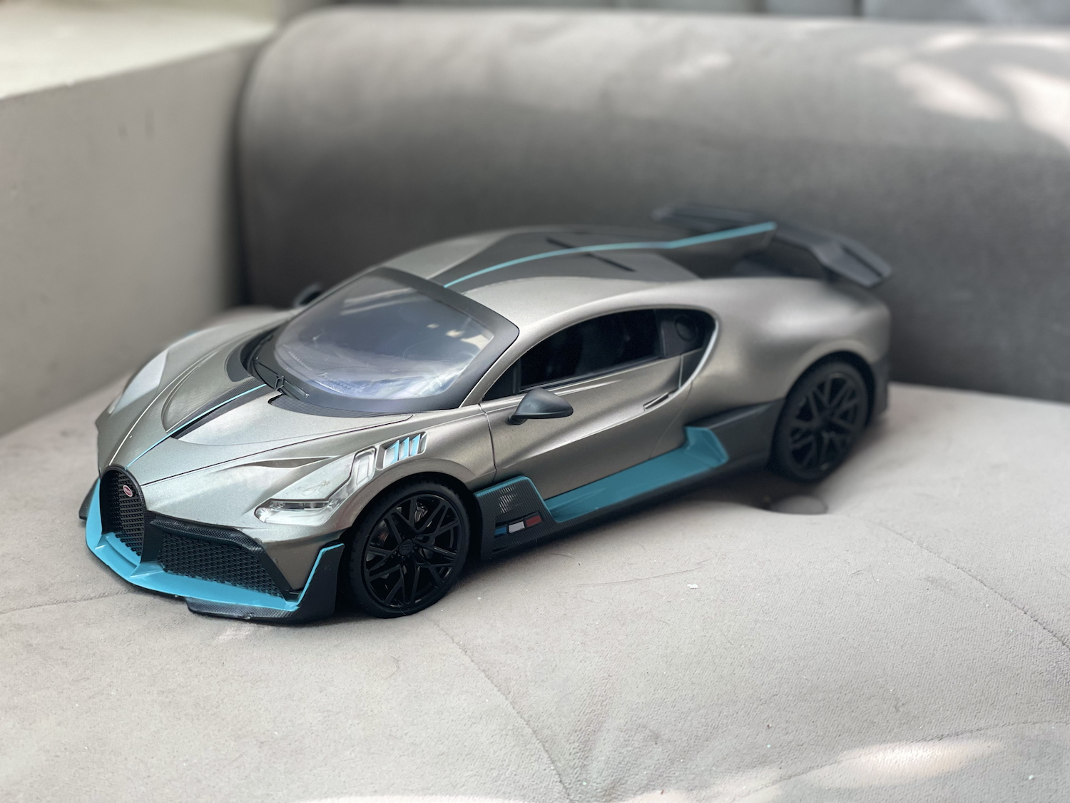 Watch Bugatti remote control car test drive on Amazon Live