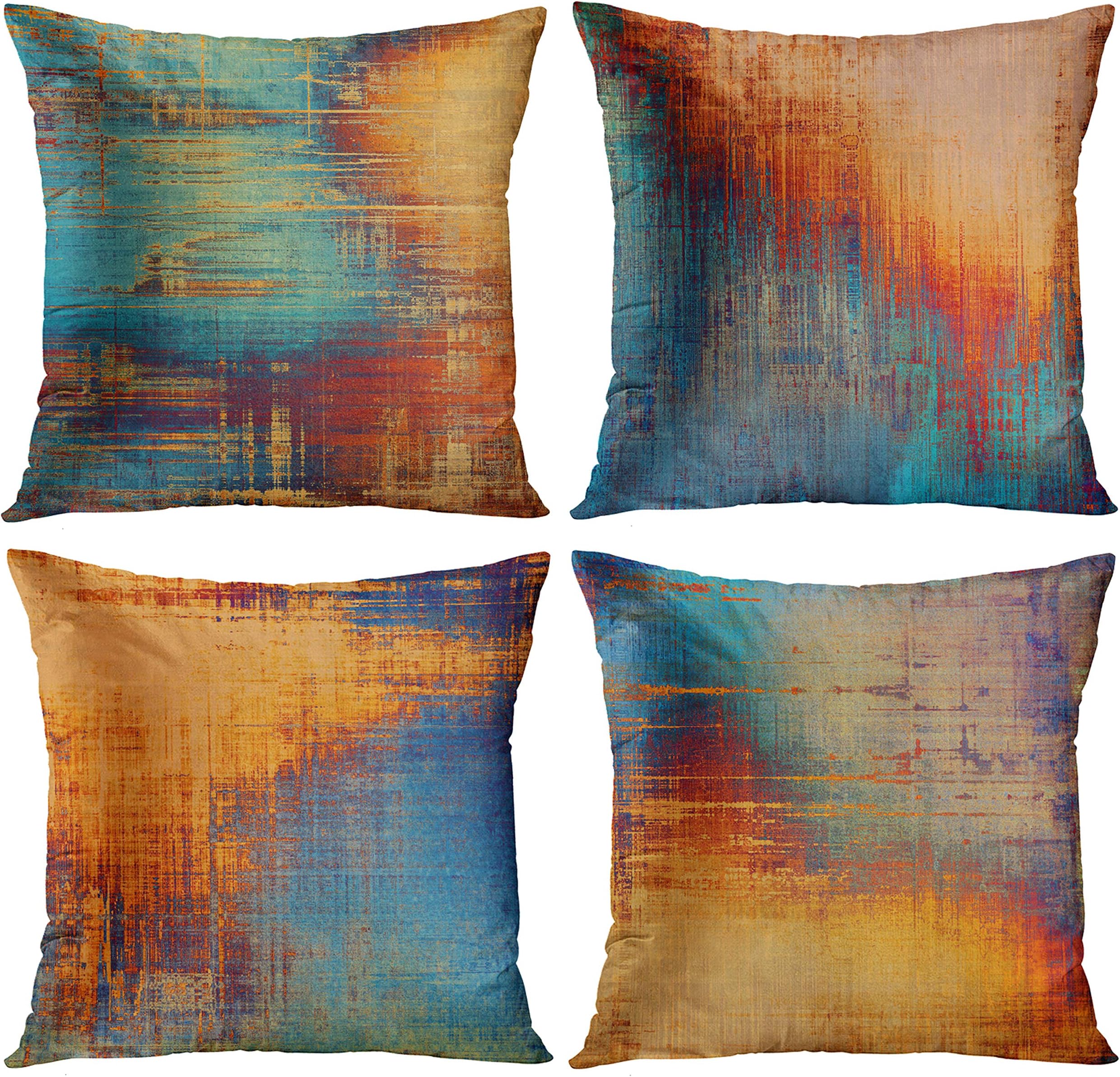 Amazon.com: ULOVE LOVE YOURSELF Flowers Pattern Throw Pillow Covers ...