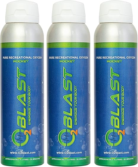Amazon.com: O2 Blast, Pure Oxygen Supplement, Quick Recovery for ...