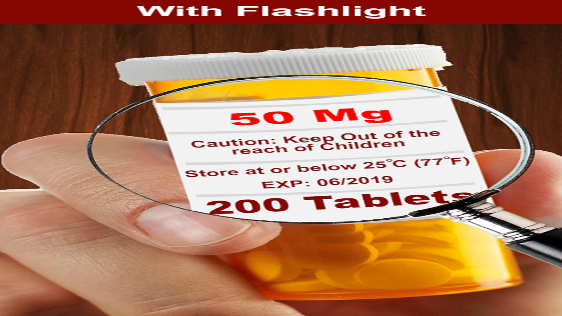 Super Magnifier Zoomer - LED Flashlight - App on Amazon Appstore