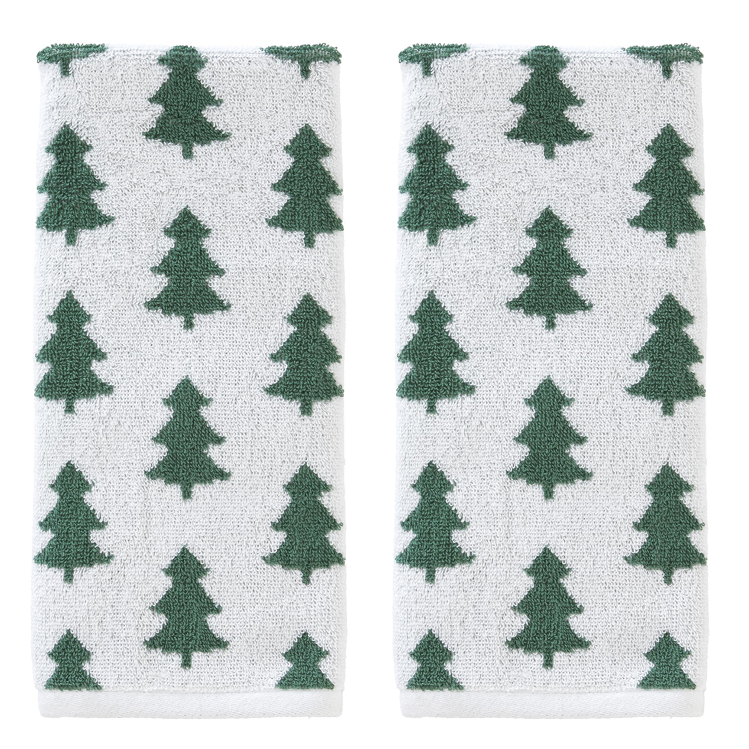 Amazon.com: SKL Home Fall/Winter/Christmas Holiday Trees Hand Towel 2pc ...
