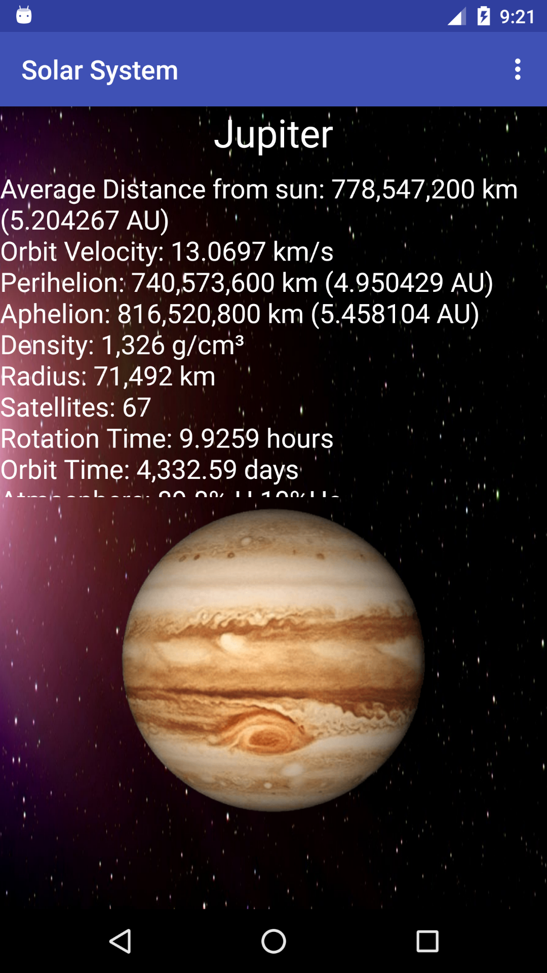 Solar System - App on Amazon Appstore