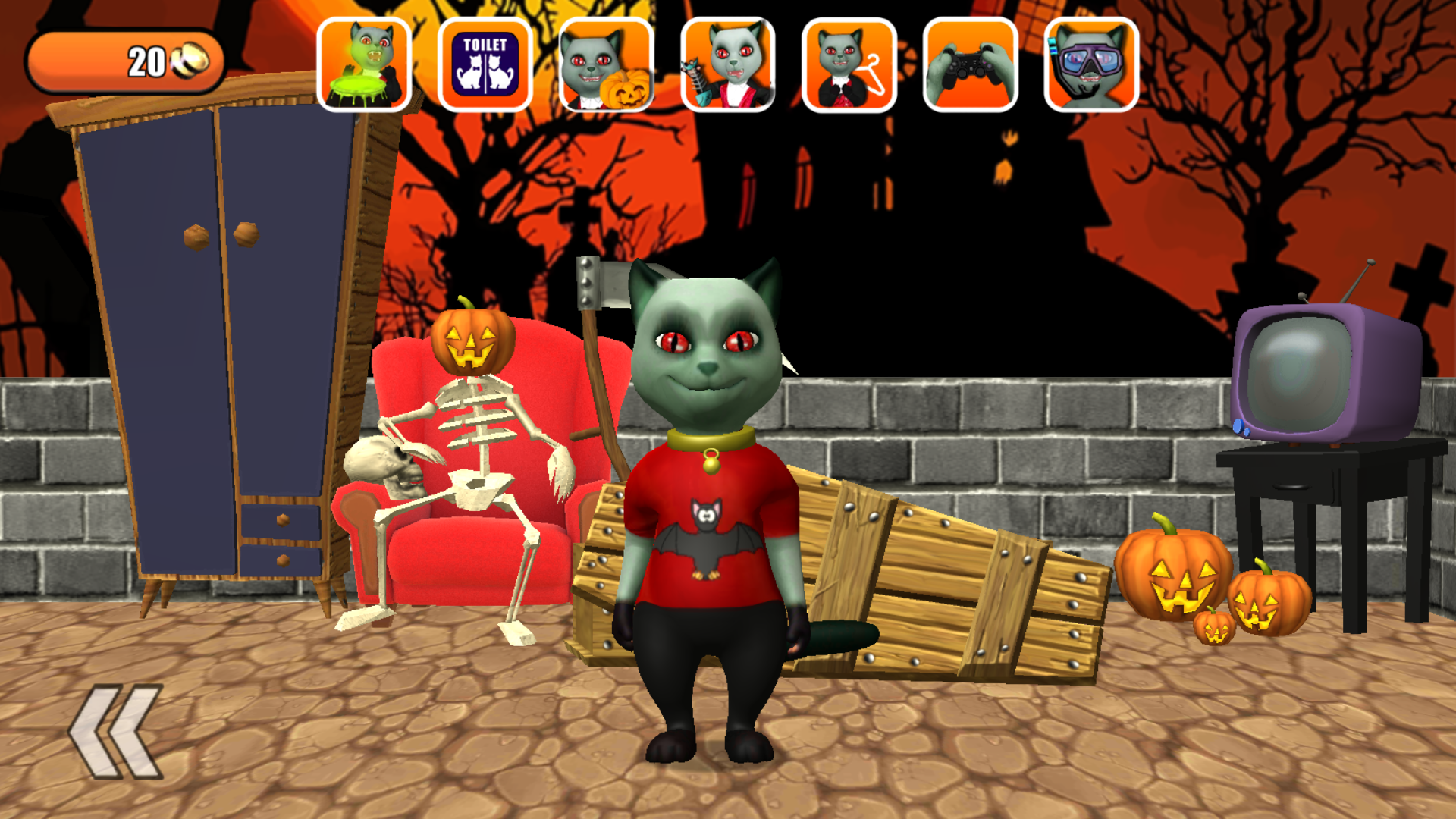 Aplicación Talking Cat Leo Halloween Fun (Free) en Amazon Appstore