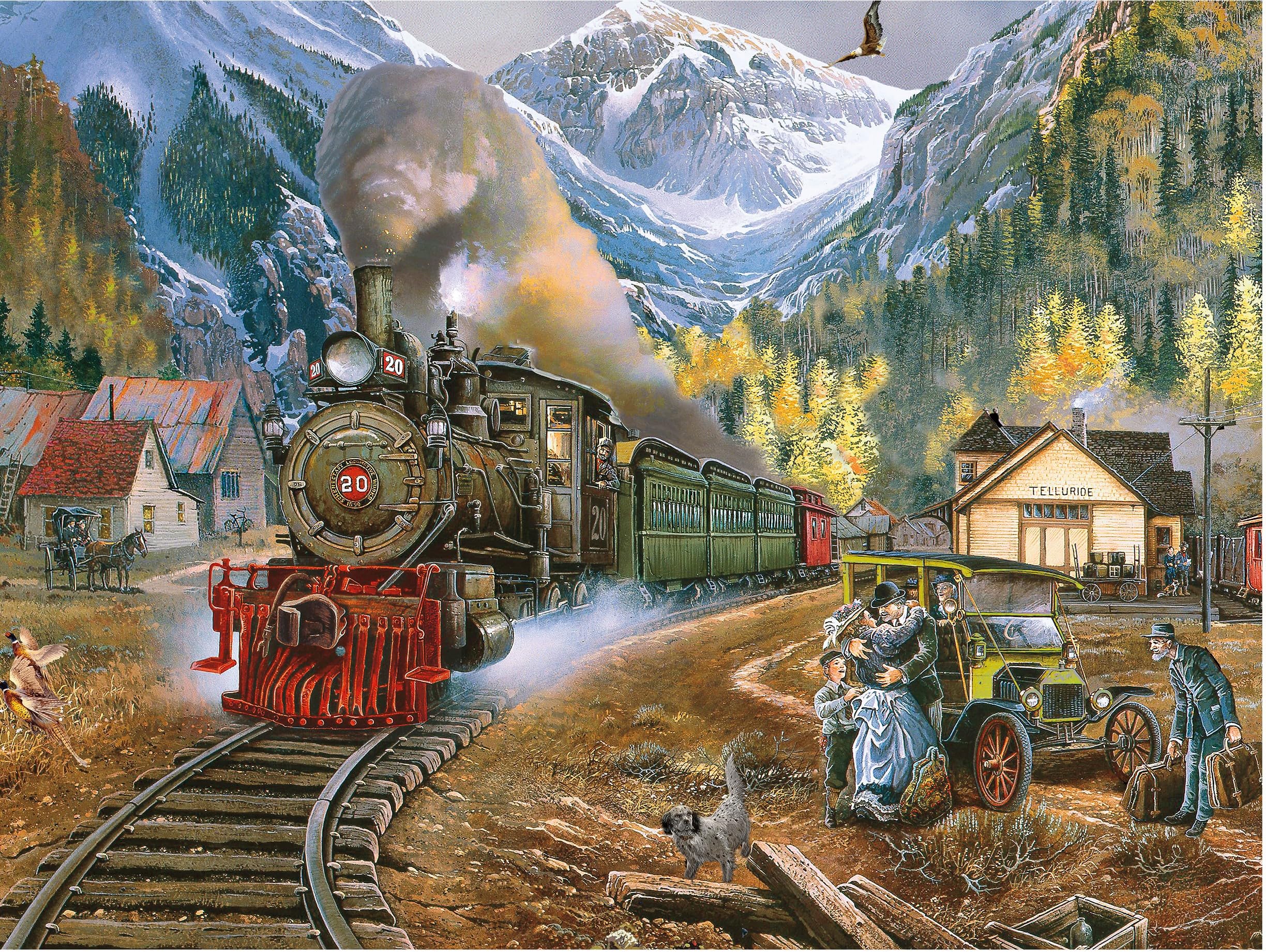 Ceaco| All Aboard/Ted Blaylock | 750 Piece Jigsaw Puzzle Value Pack ...