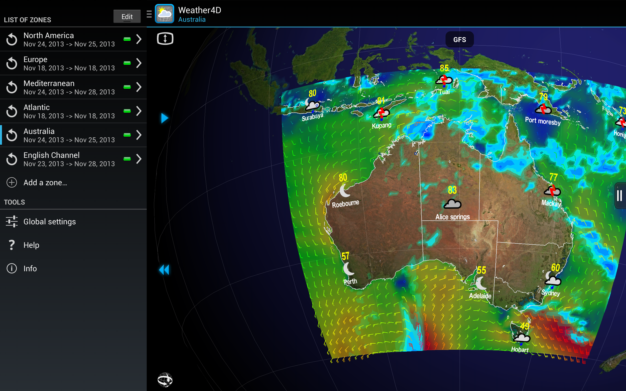 Weather4D - App on the Amazon Appstore