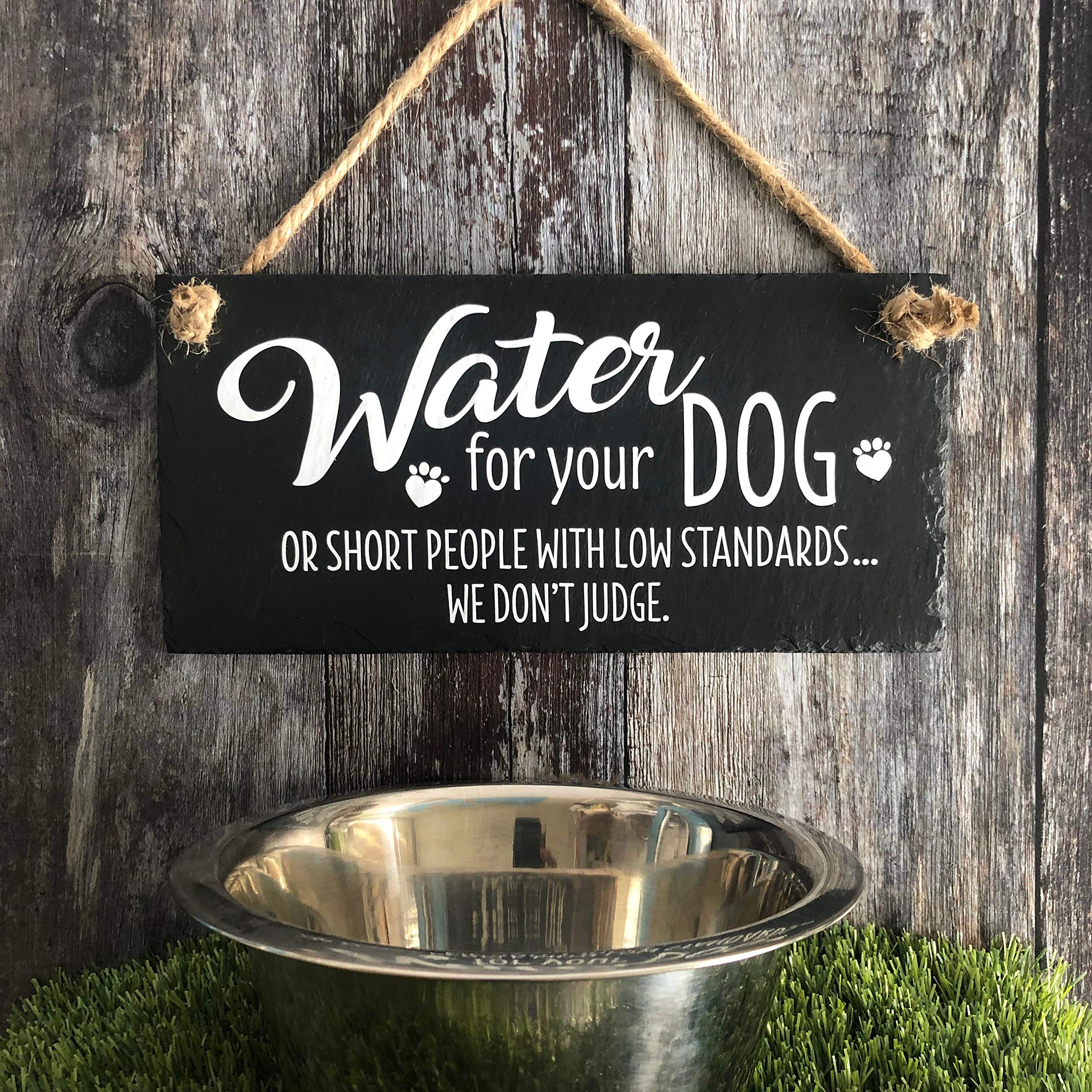 Amazon.com: VEHFA Dog Pub Sign Dog Water Sign Dog Water Accessories Dog ...