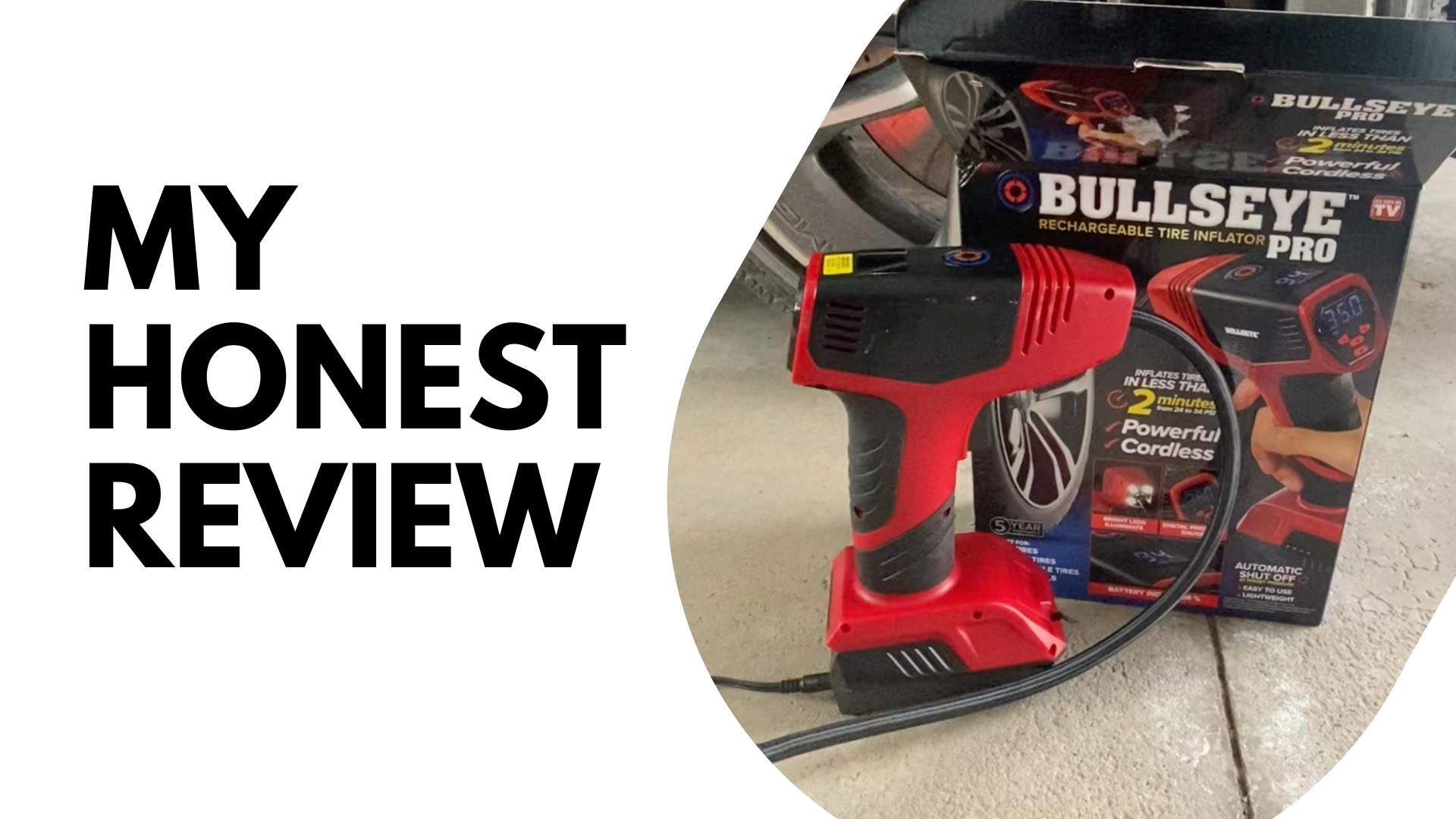Watch Honest Review of Bullseye Pro Tire Inflator on Amazon Live