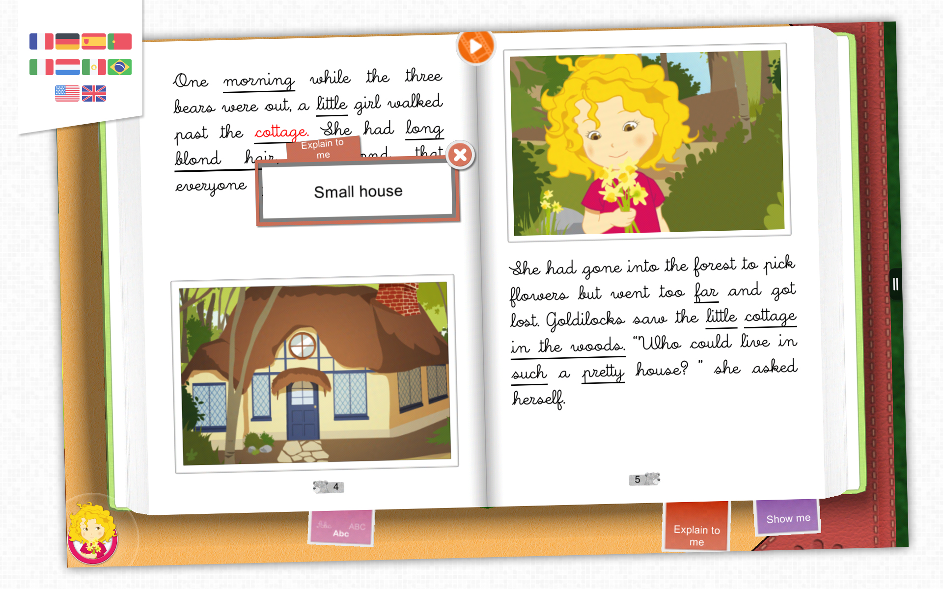 Goldilocks and the Three Bears - Interactive book for kids - App on ...