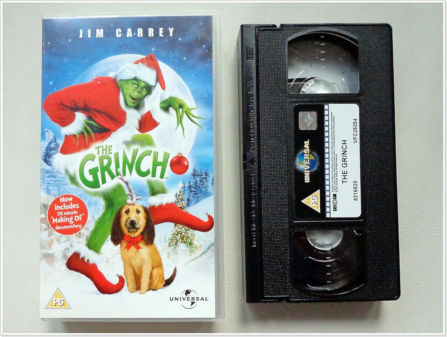 The Grinch [VHS] : Jim Carrey, Jeffrey Tambor, Christine Baranski ...