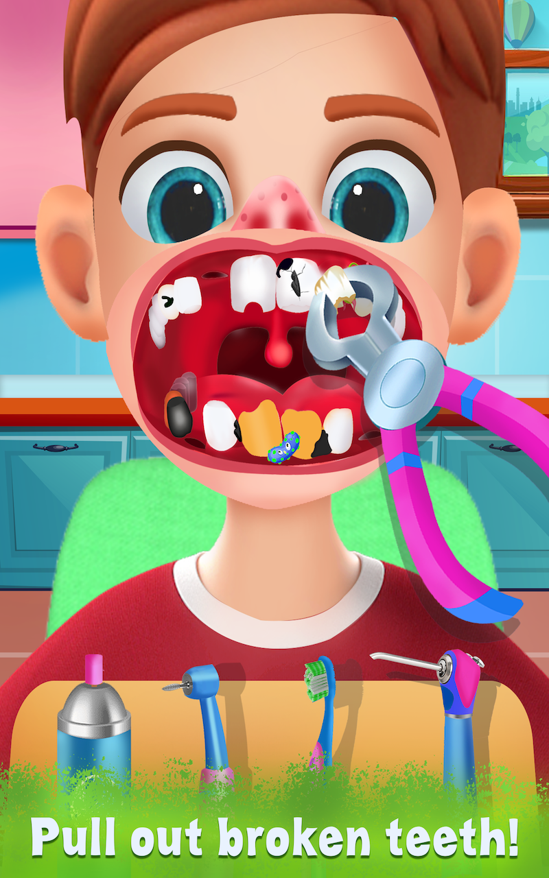 Dentist Doctor Care Game - Crazy Kids Hospital Dental Surgery Games ...