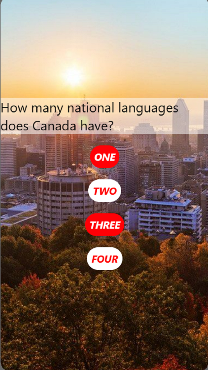 Canadian Quiz - App on Amazon Appstore