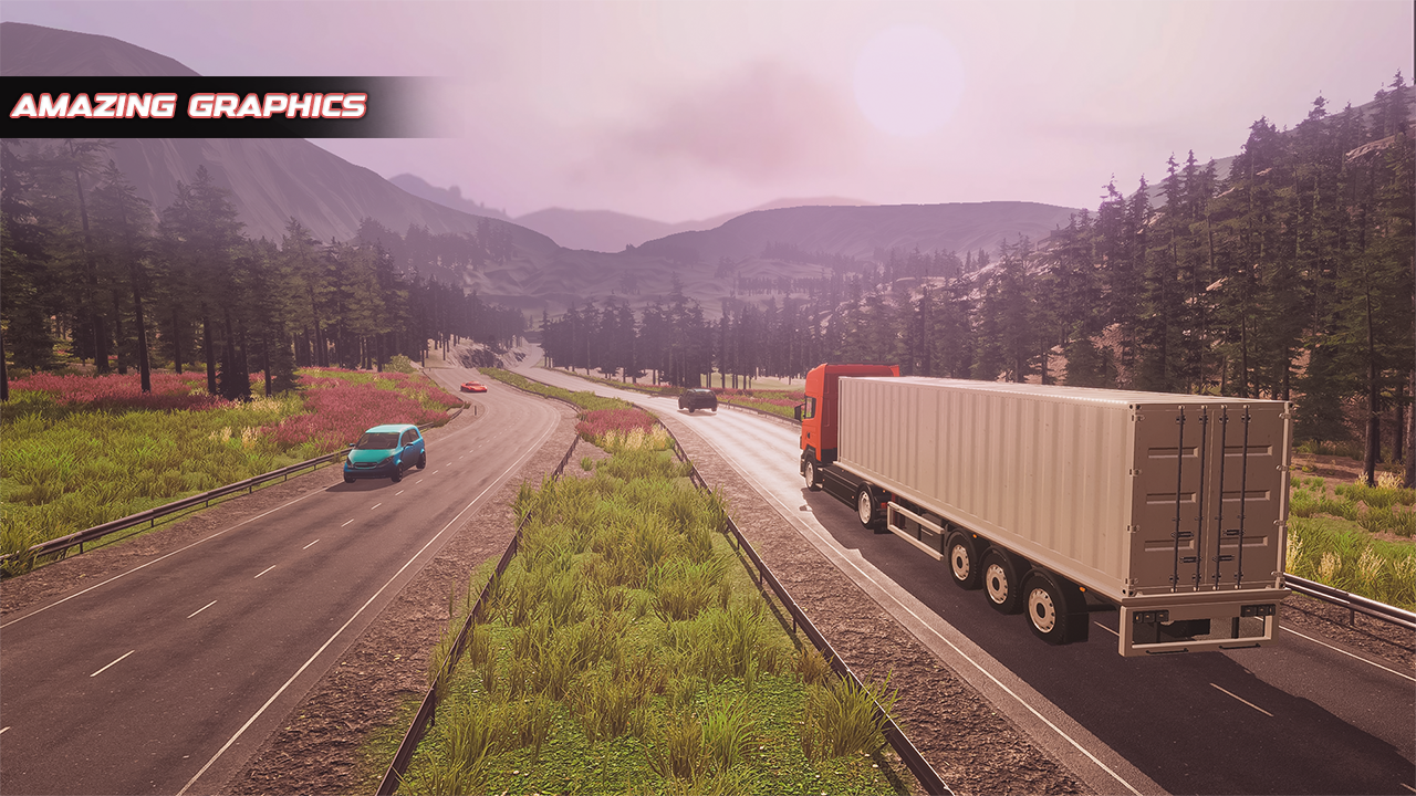 Real Uphill Cargo Truck Simulator: Off-Road Free Truck Driving Game 3D ...