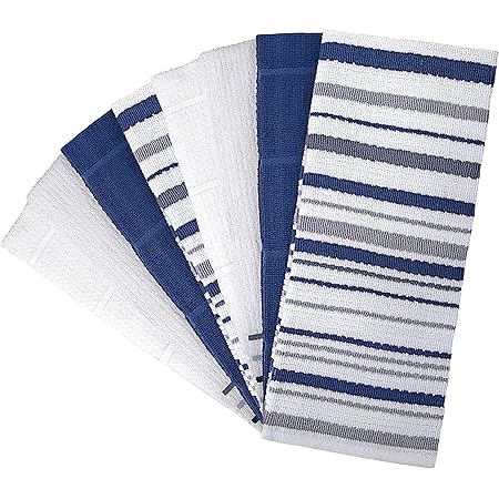 Amazon.com: Premium Kitchen Dish Hand Towels (20”x 28”, 6 Pack) | Large ...
