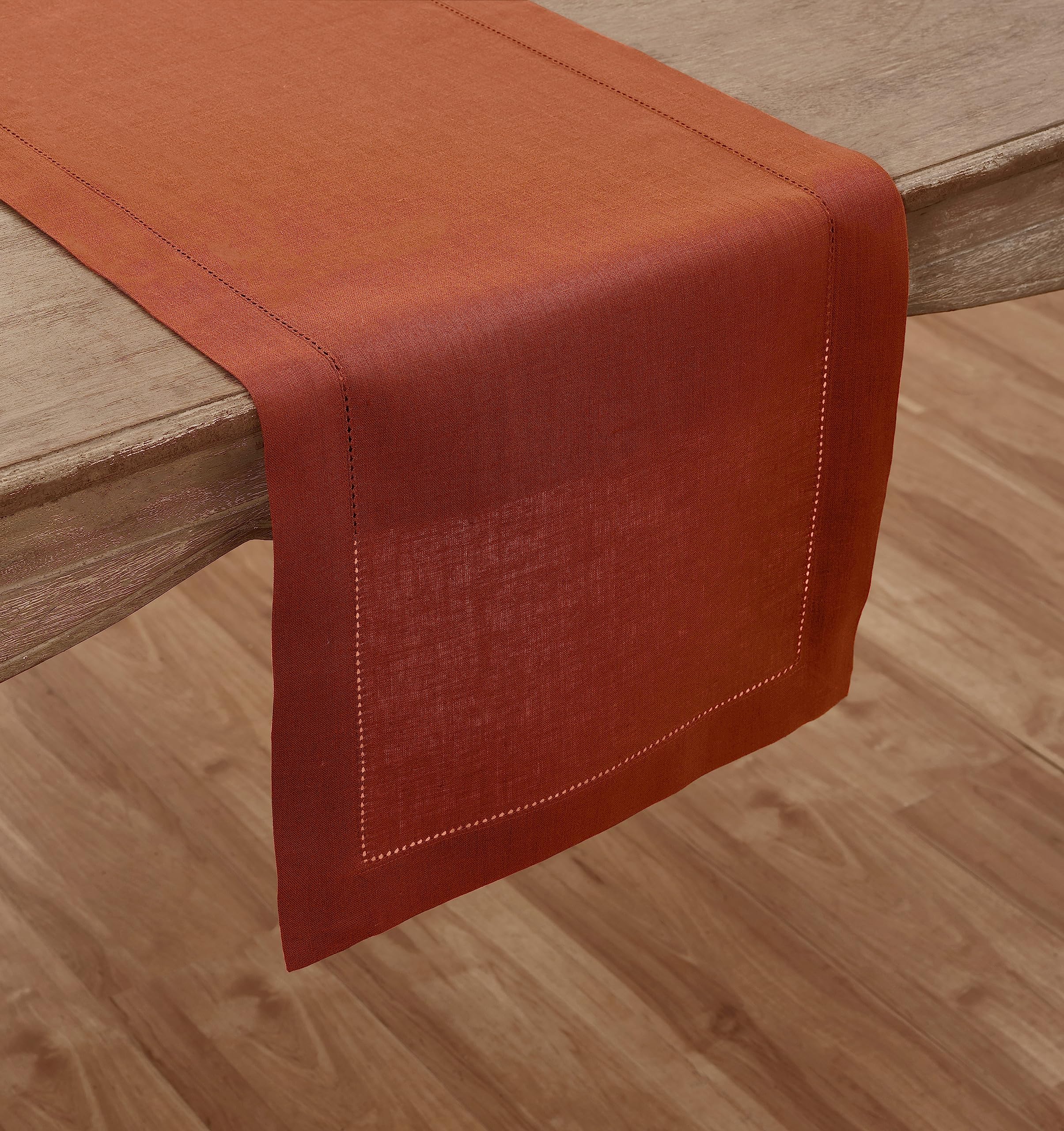 Solino Home Cinnamon Linen Table Runner â€“ 100% Pure Linen 14 x 108 ...