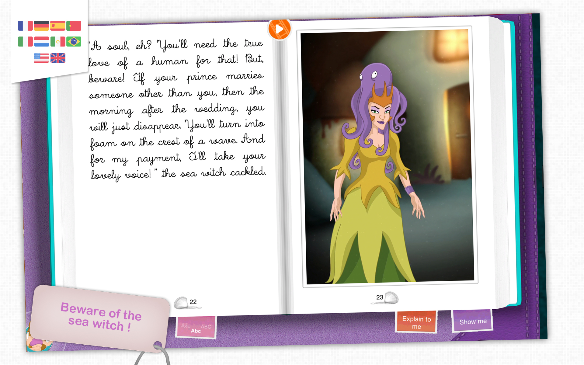 The Little Mermaid - Interactive book for kids - App on Amazon Appstore
