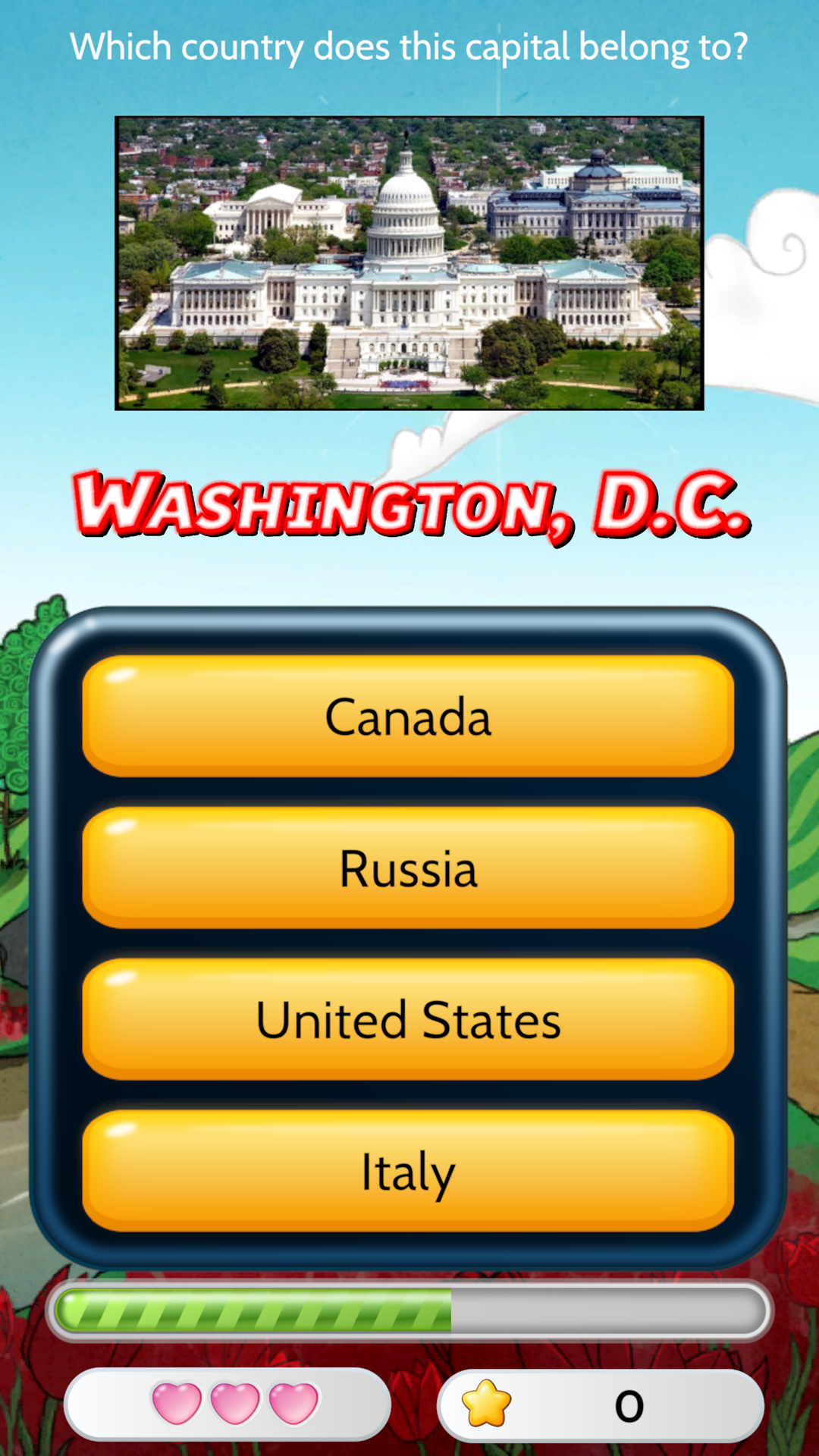 Capitals Quizzer:Amazon.com:Appstore for Android