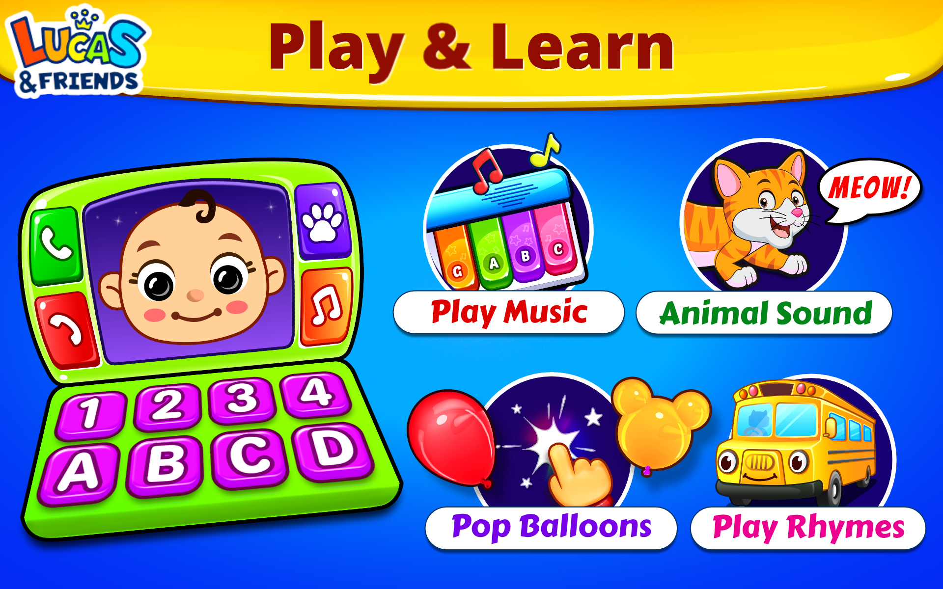 Baby Games - Nursery Rhymes, Baby Piano, Baby Phone, First Words For ...