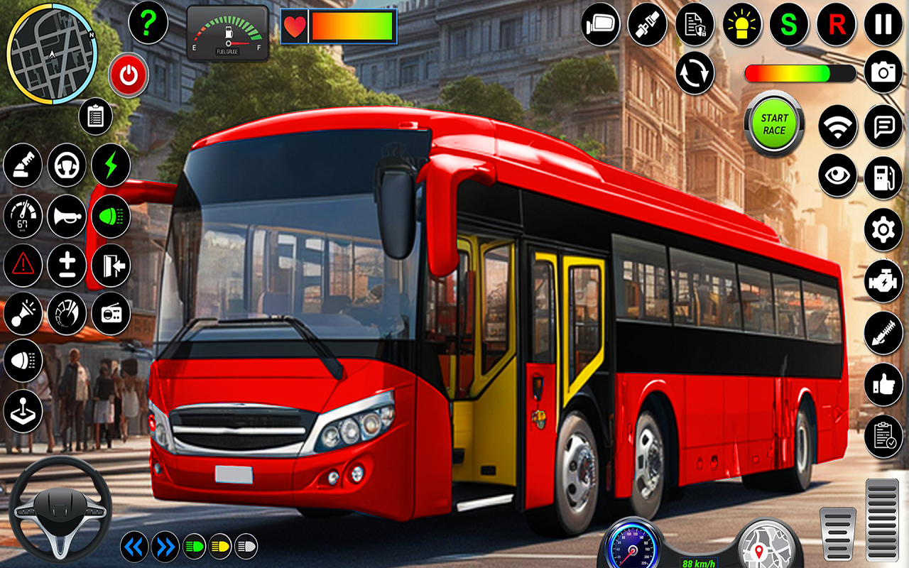 Real Bus Driving Simulator 3D Bus Game - Bus Parking Games - City Bus ...