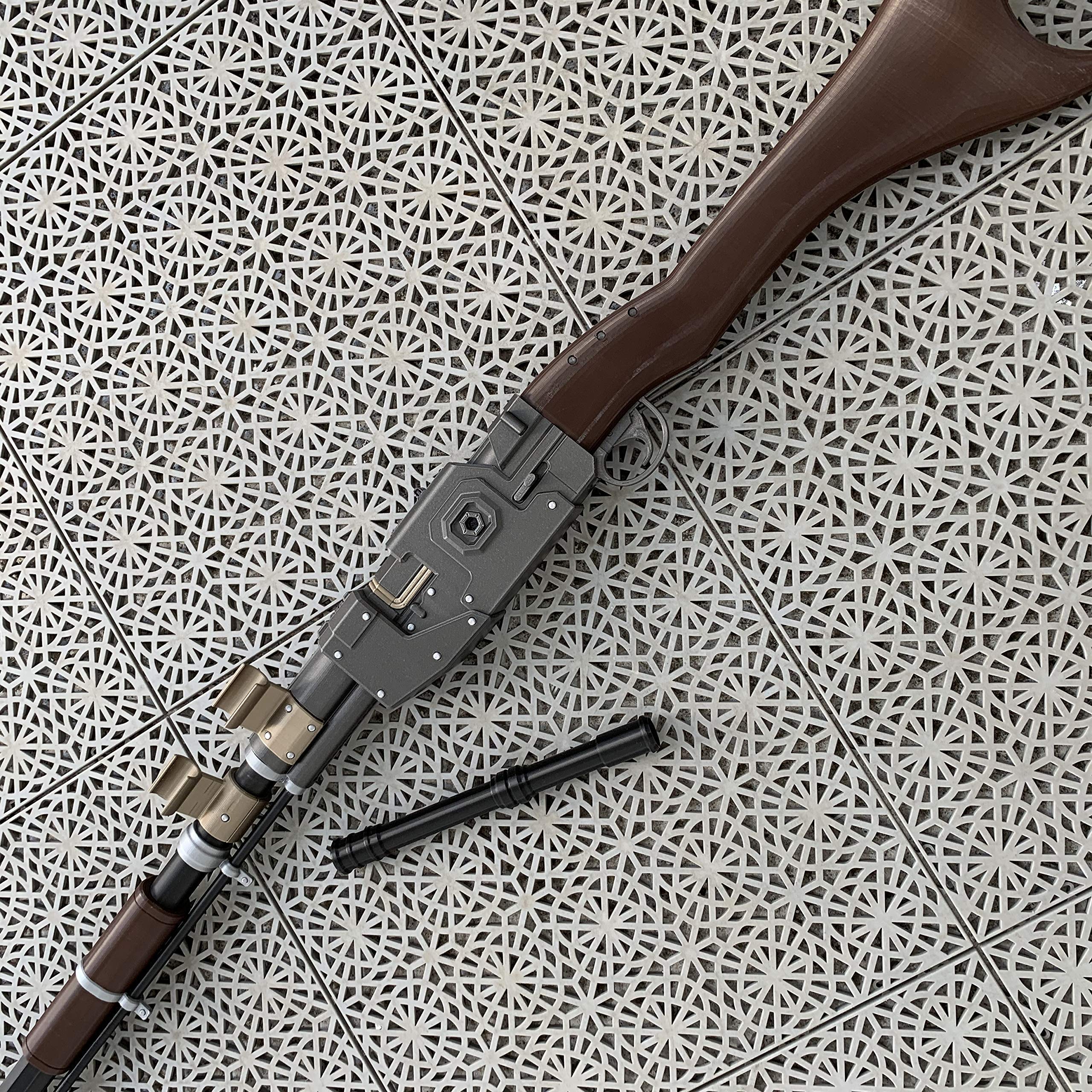 Buy The Mandalorian Rifle Sniper or Mandalorian Blaster (3D Printed ...