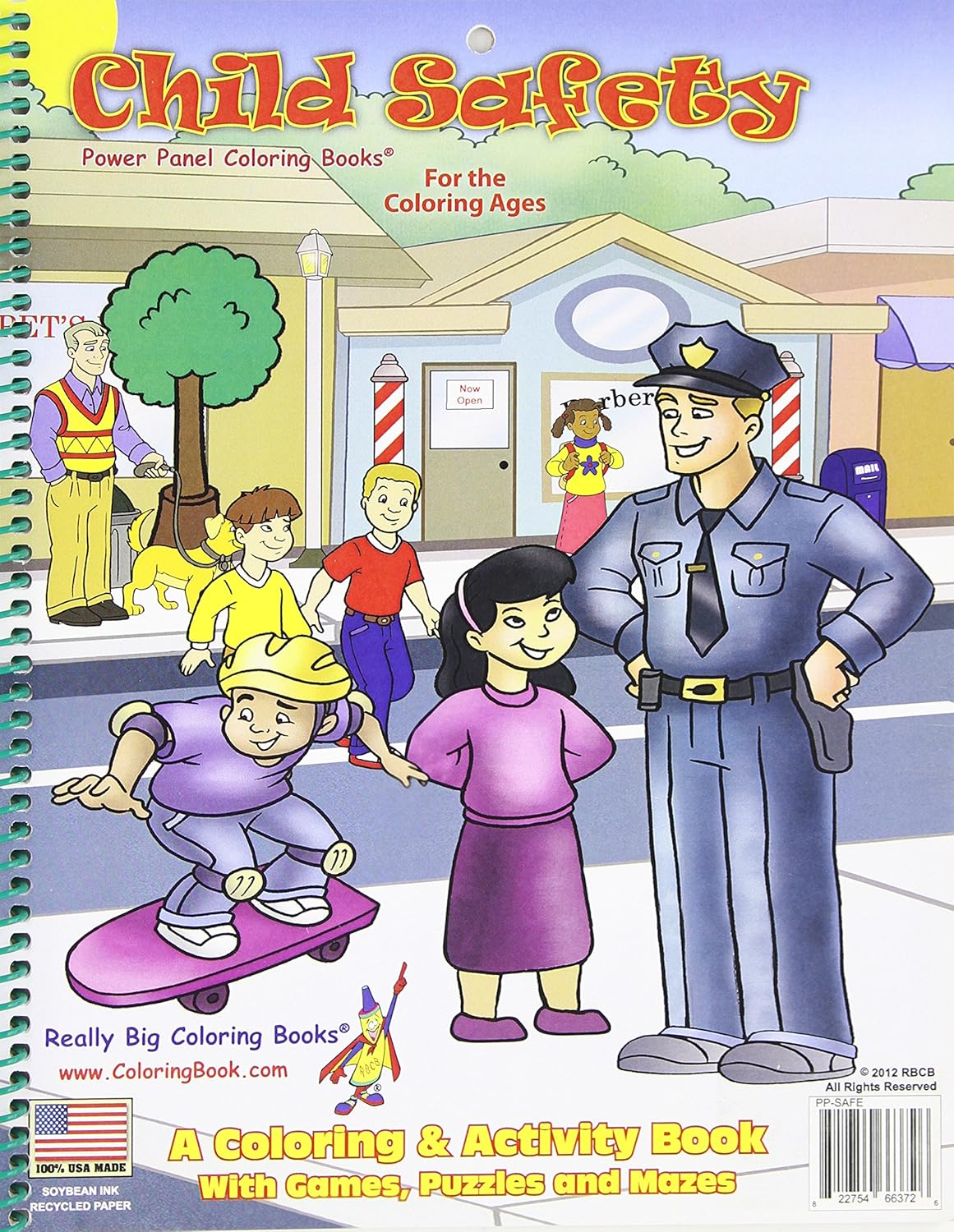 Child Safety Coloring Book (8.5x11): ColoringBook.com, Really Big ...