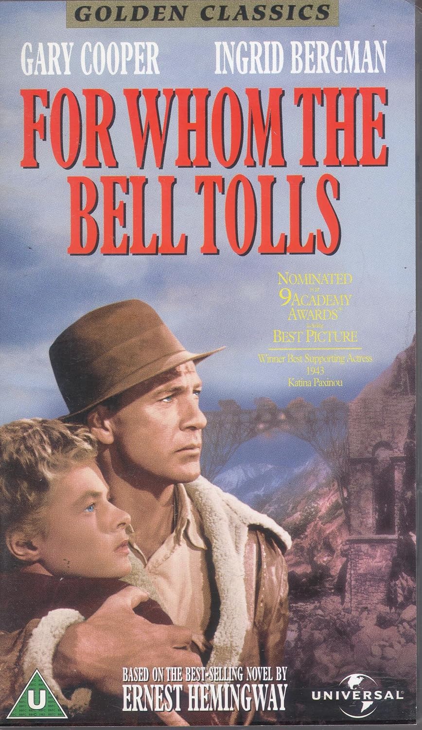 Amazon.com: For Whom the Bell Tolls [VHS] : Gary Cooper, Ingrid Bergman ...