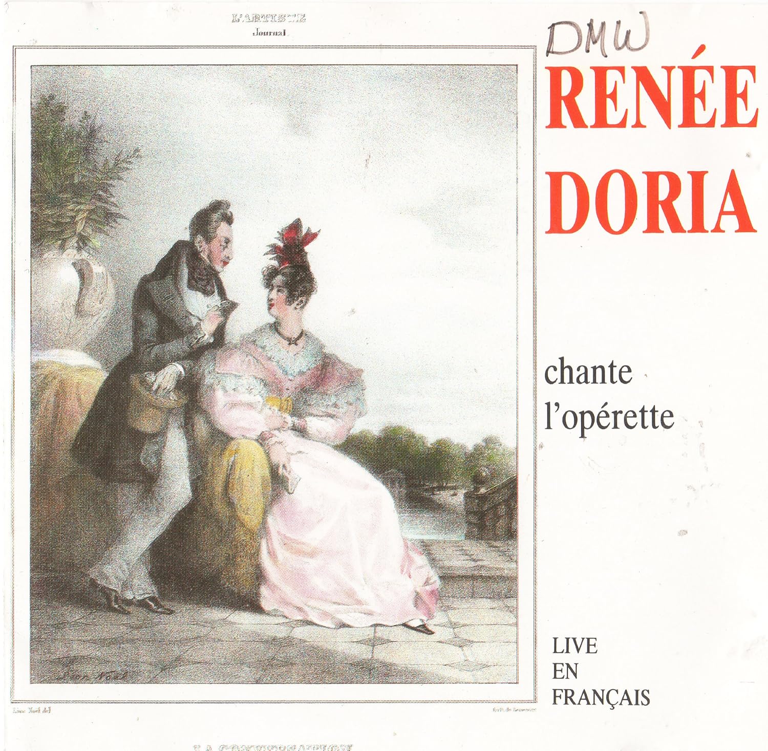 Renee Doria - Renee Doria: Chante L'Operette Live in France (CD ...