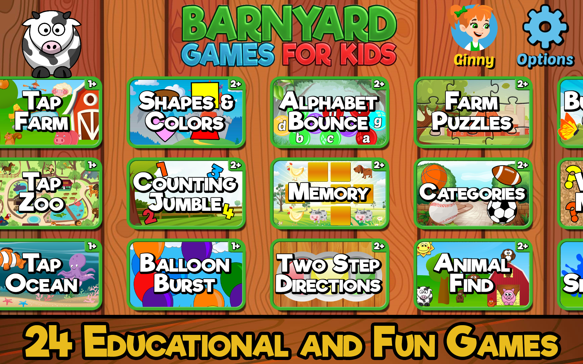 Barnyard Games for Kids - Application sur Amazon Appstore