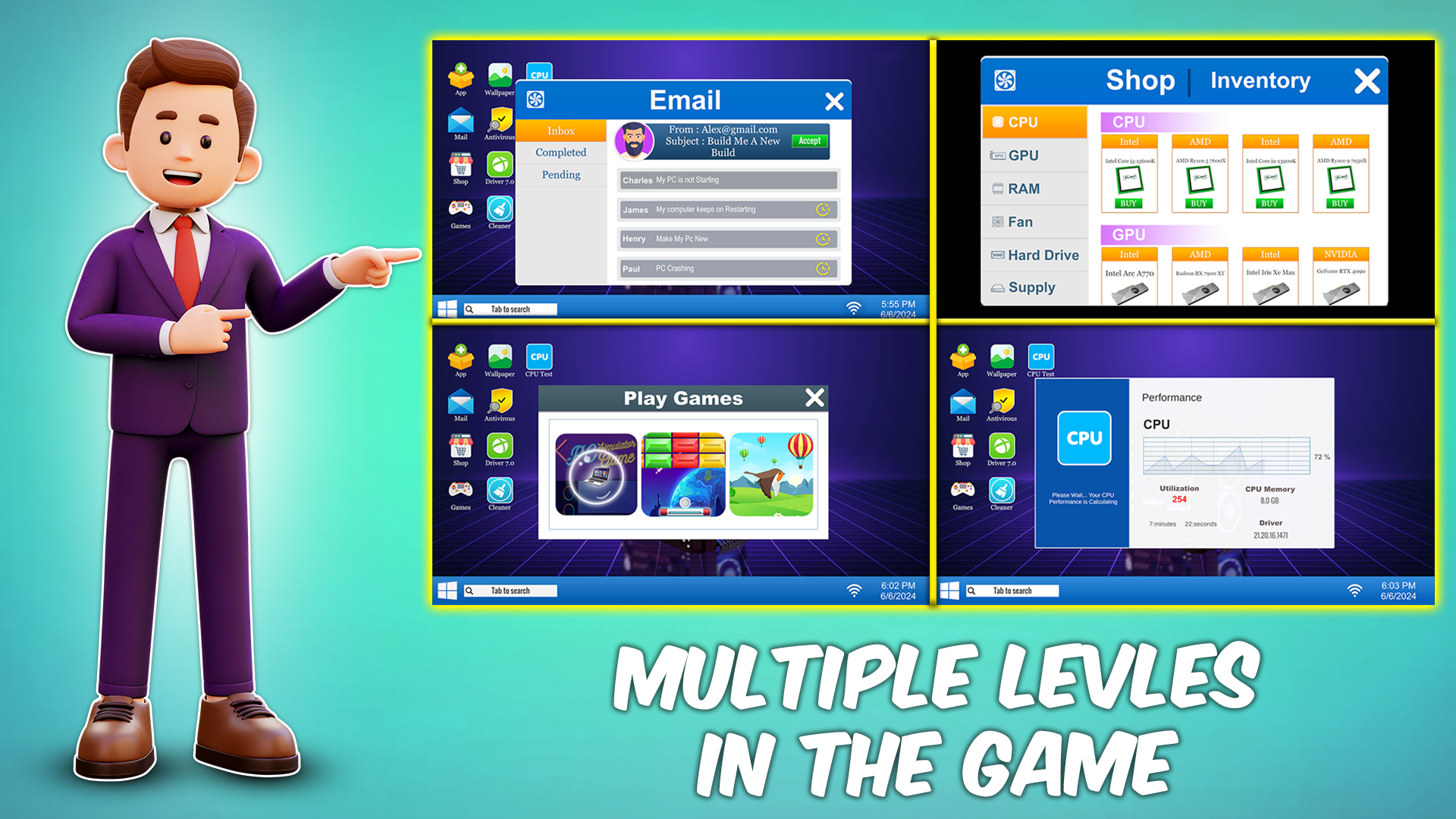 PC Creator: 3D Simulation Game-Amazonアプリストアのアプリ