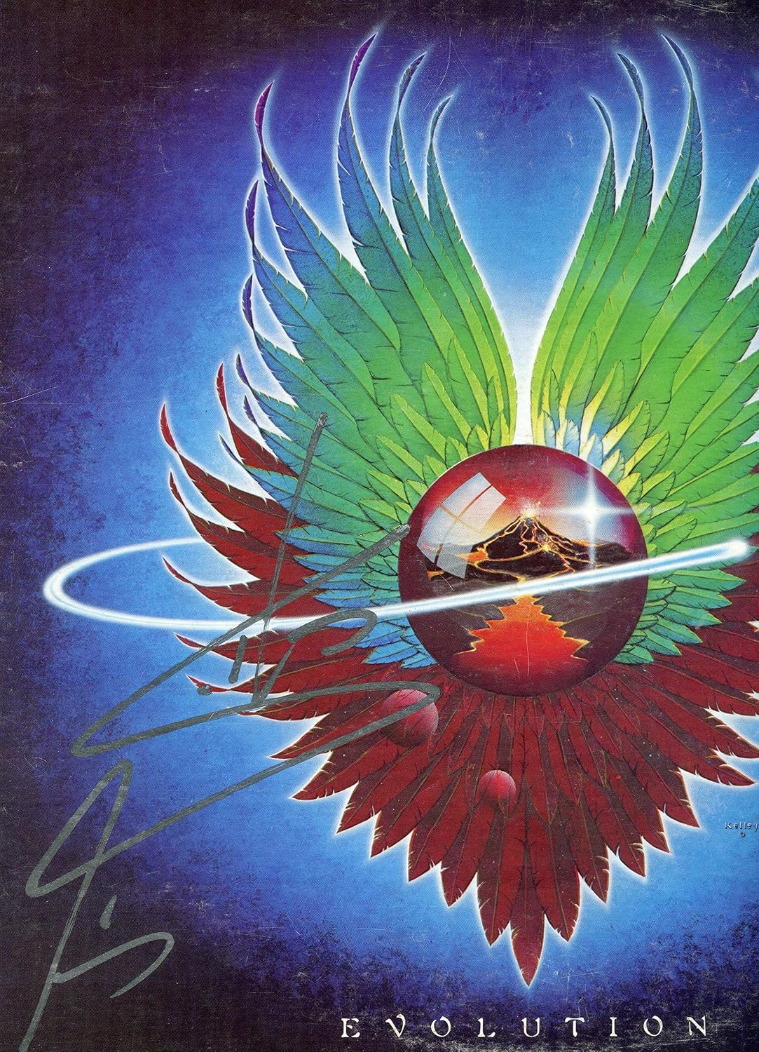 STEVE PERRY/Journey classic signed"EVOLUTION" album cover at Amazon's ...