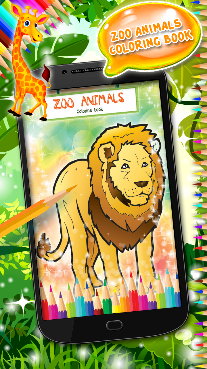 Zoo Animals Coloring Book - App on Amazon Appstore