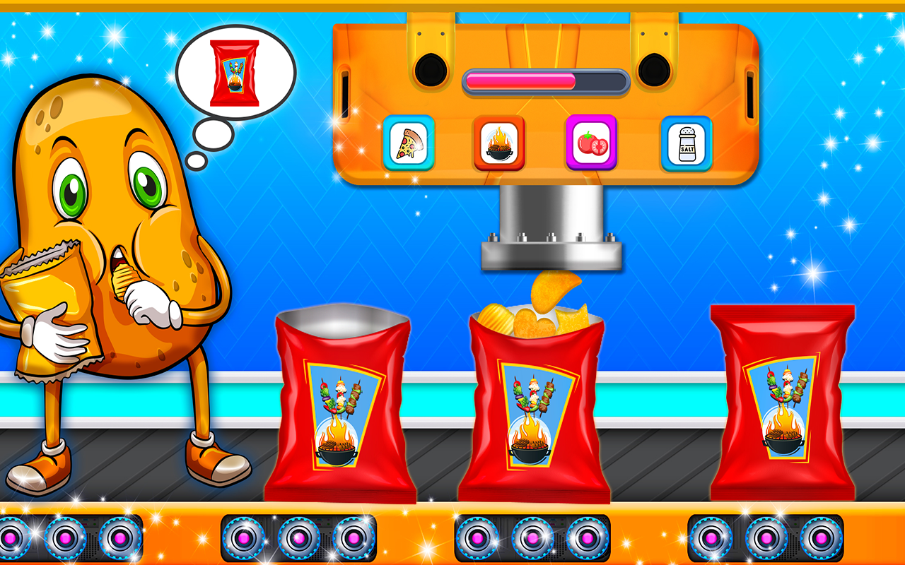 Fry Potato Chips Factory Games: Tasty Chipotle Cooking Games - App on ...