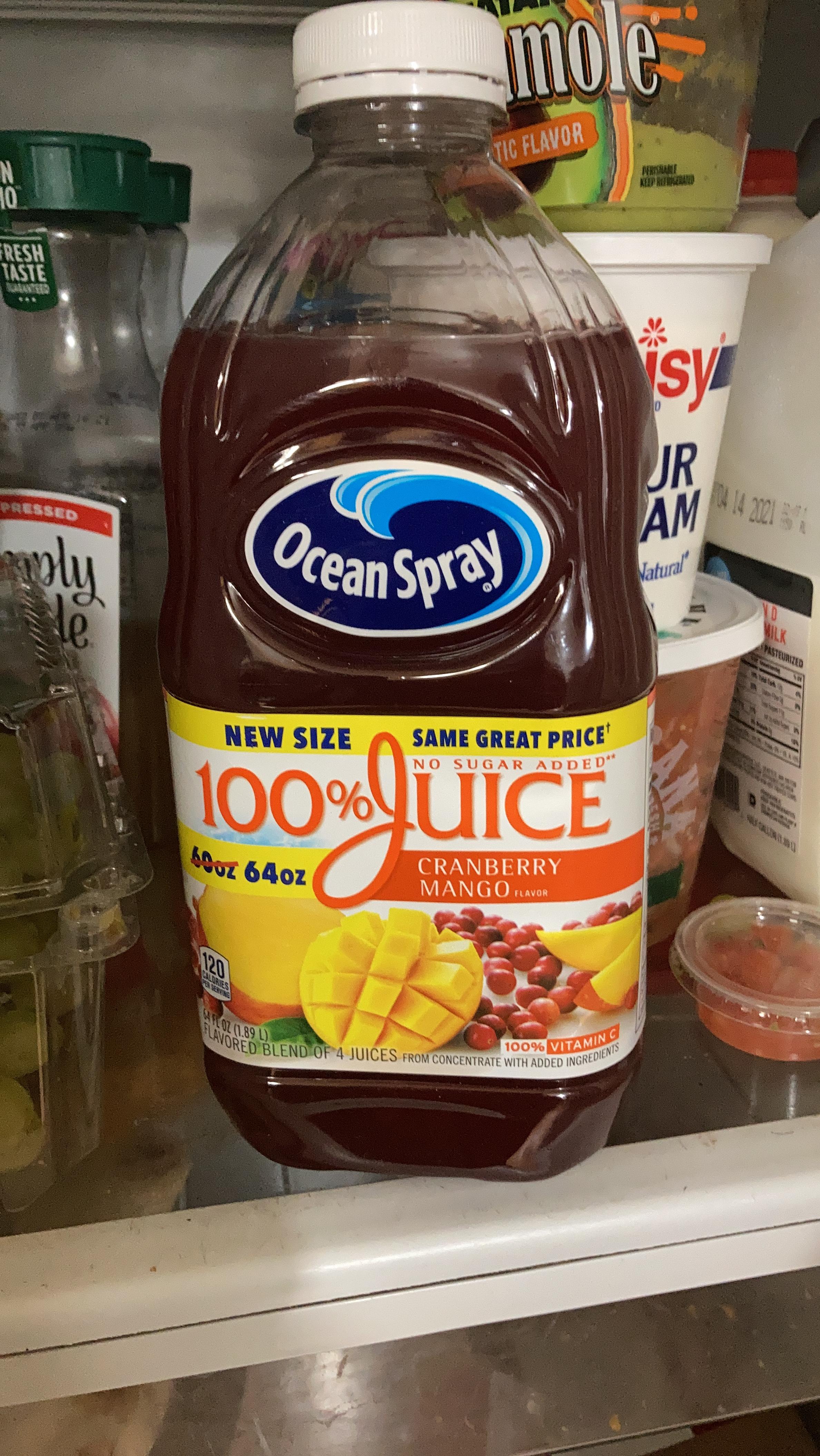 Amazon.com : Ocean Spray® 100% Juice Cranberry Mango Juice Blend, 64 Fl ...