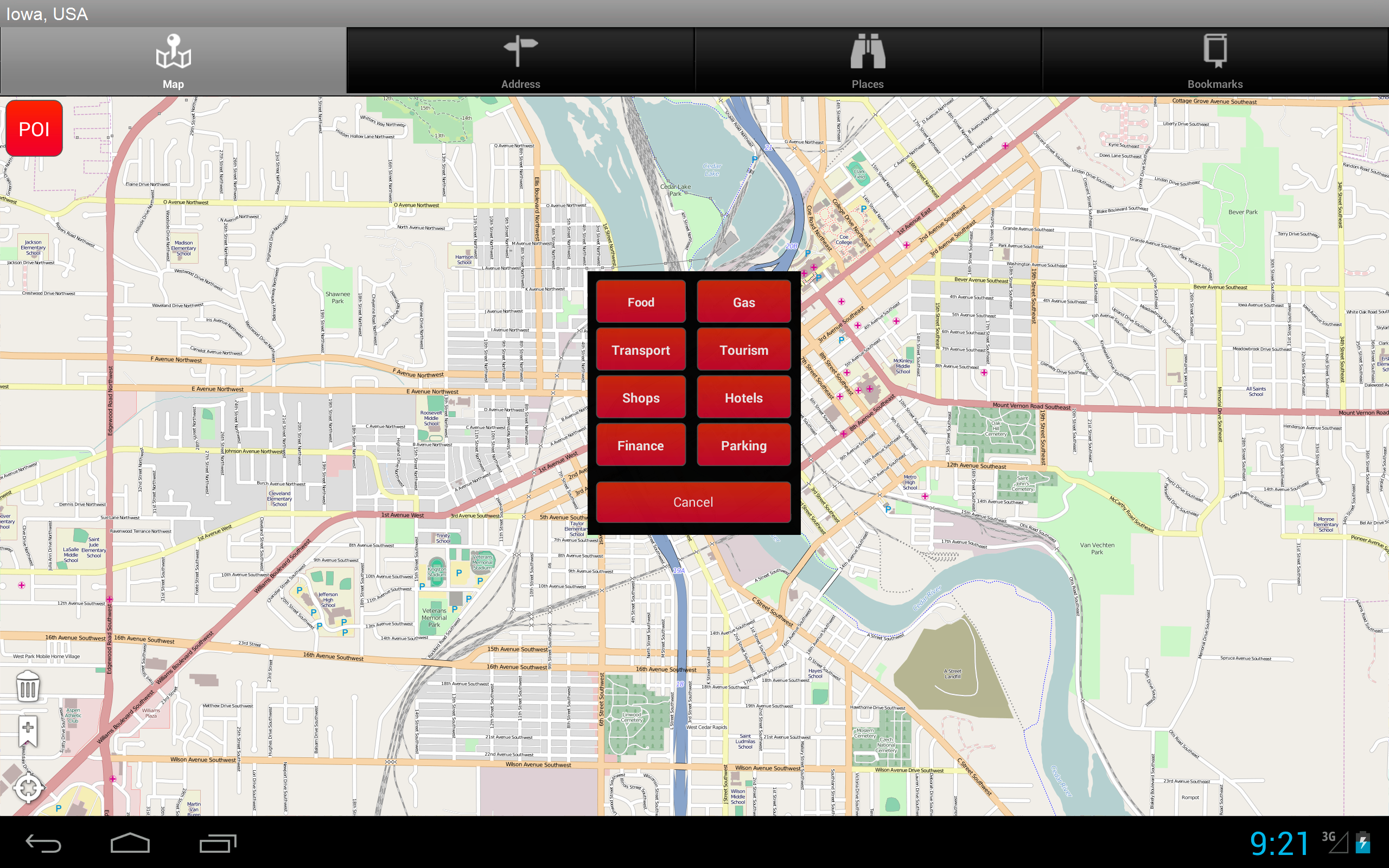 Iowa, Stati Uniti d'America Onboard Map: Mobile GPS Apps: app su Amazon ...