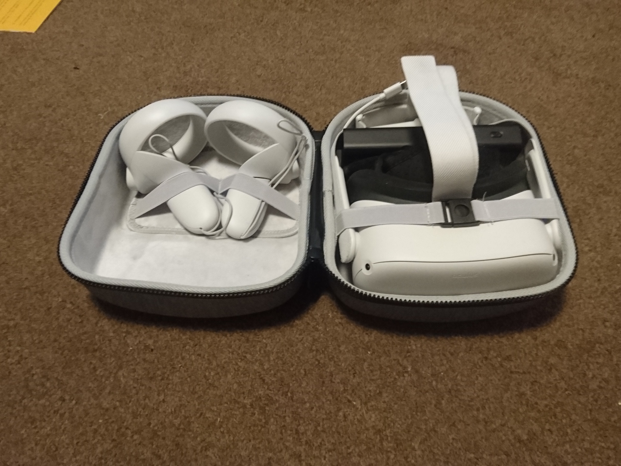 Travel Case for Quest 2 Gaming Headset Hard Carrying Case Shoulder Bag ...